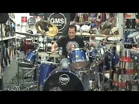 John Macaluso: Drum Solo, Sam Ash Drum Clinic, Pt.2 - YouTube
