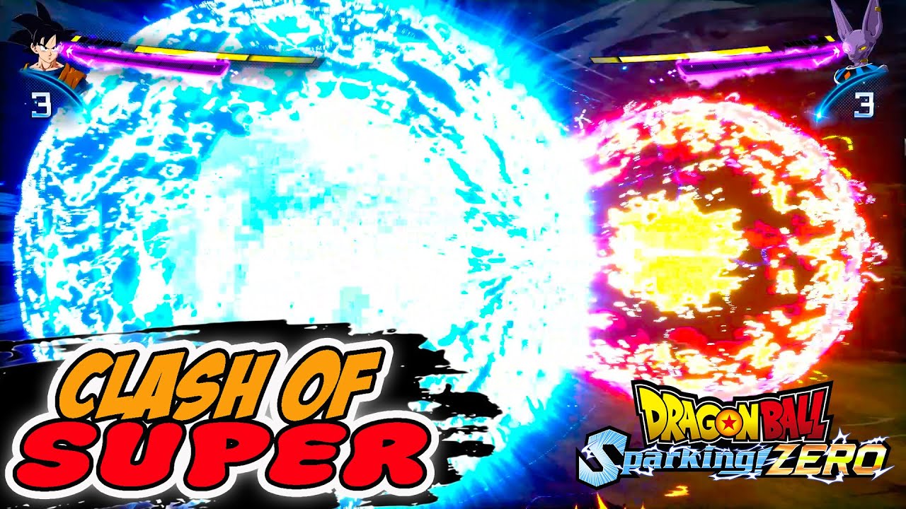 Dragon Ball Sparking! ZERO - Epic BEAM STRUGGLES Spirit Bomb Vs Hakai ...