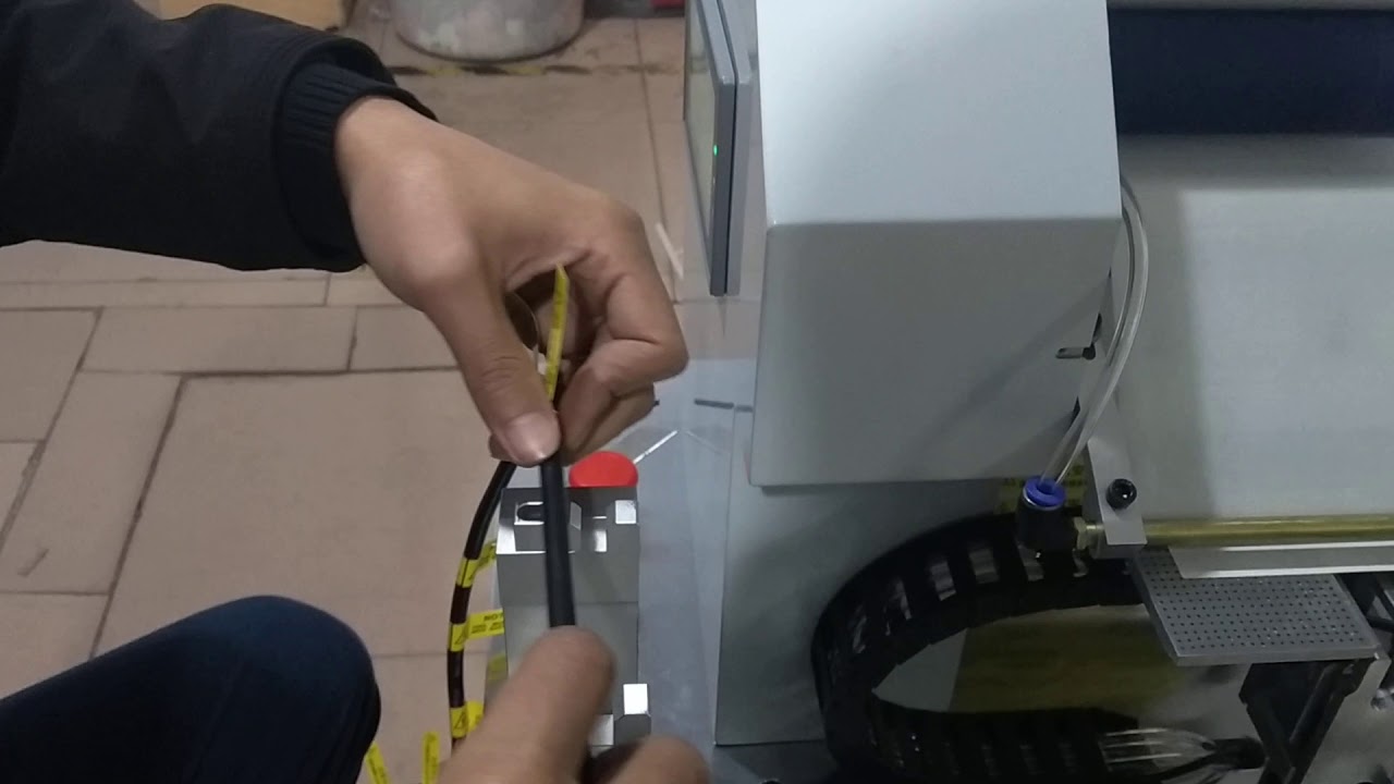 Power Line Labeling Machine - YouTube