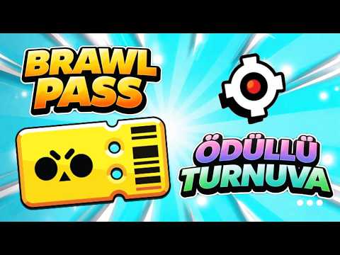 BRAWLPASS ÖDÜLLÜ BÜYÜK TURNUVA! - 🔴 BRAWL STARS CANLI