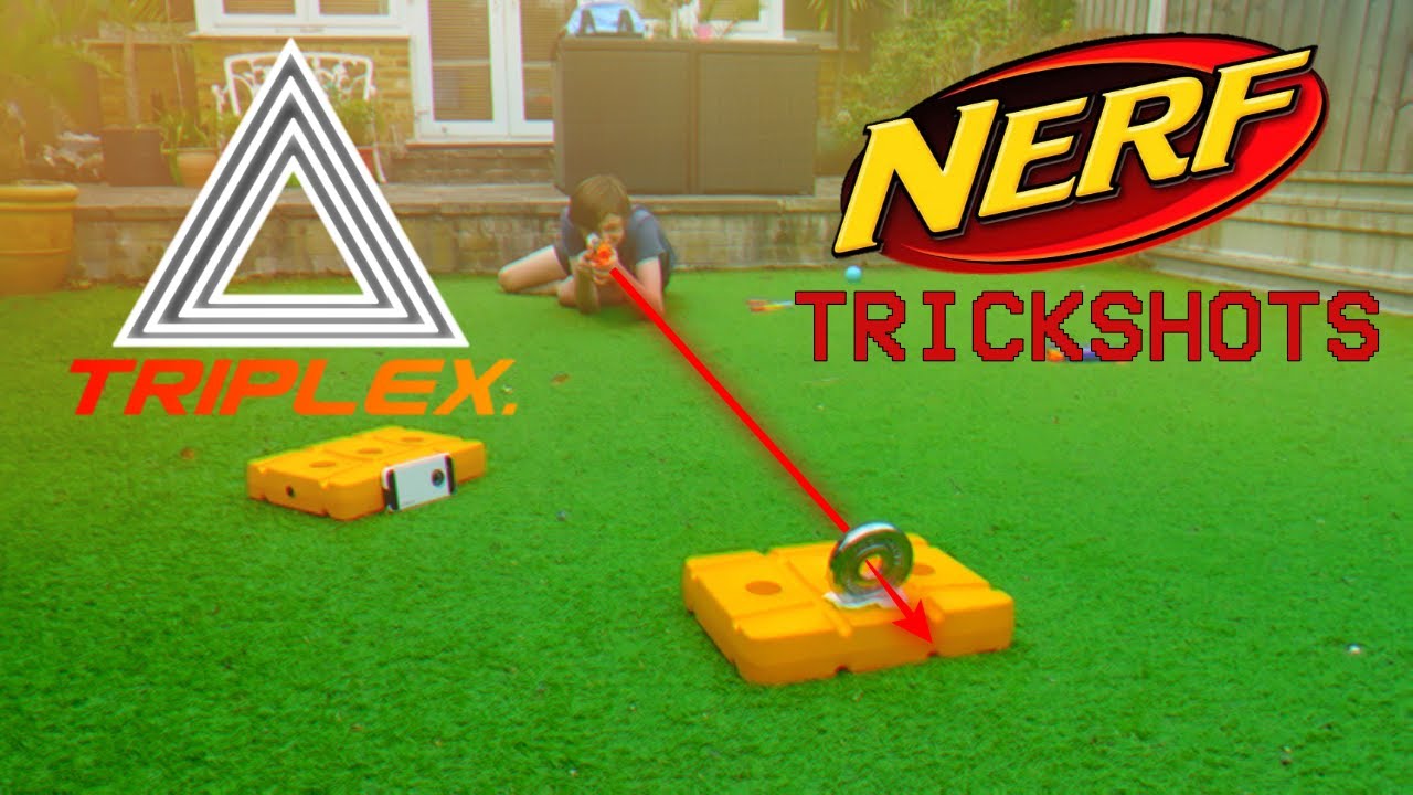 Incredible Nerf Trickshots | TRIplex - YouTube