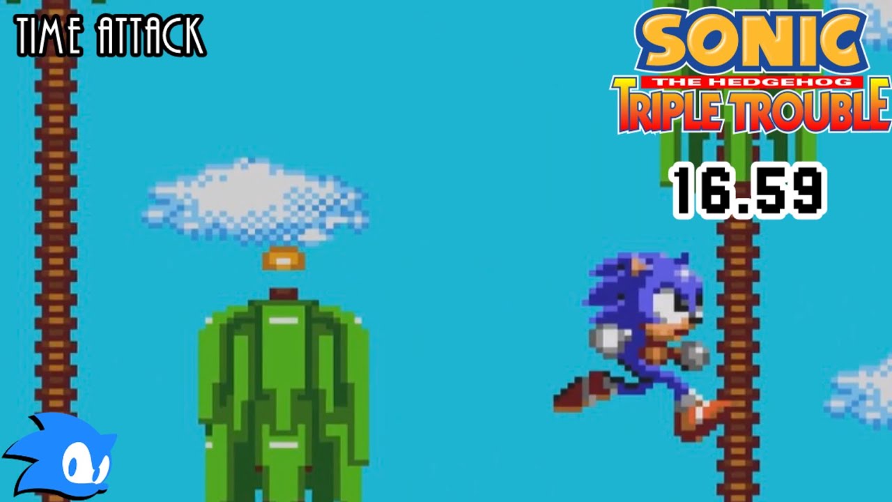 Sonic Triple Trouble: Time Attack (Sonic) 16.59 [IL Battle] - YouTube