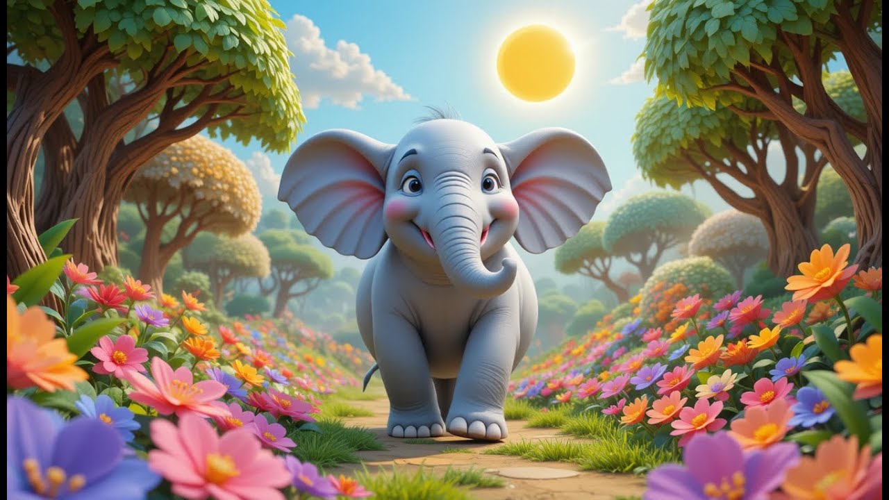 E is for Elephant | ABC Phonics Song for Kids | Learn Alphabet with ...