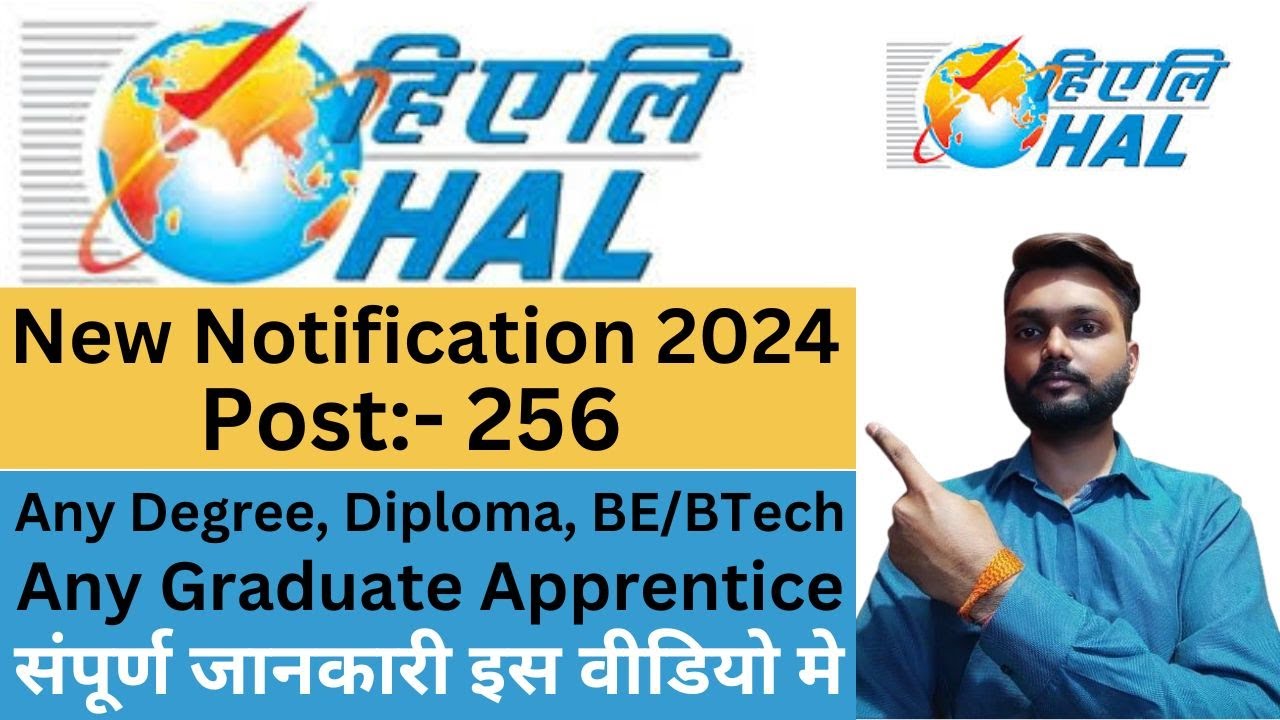 HAL New Vacancy 2024 | HAL Recruitment 2024 | Graduate Apprenticeship 2024 I Complete ...