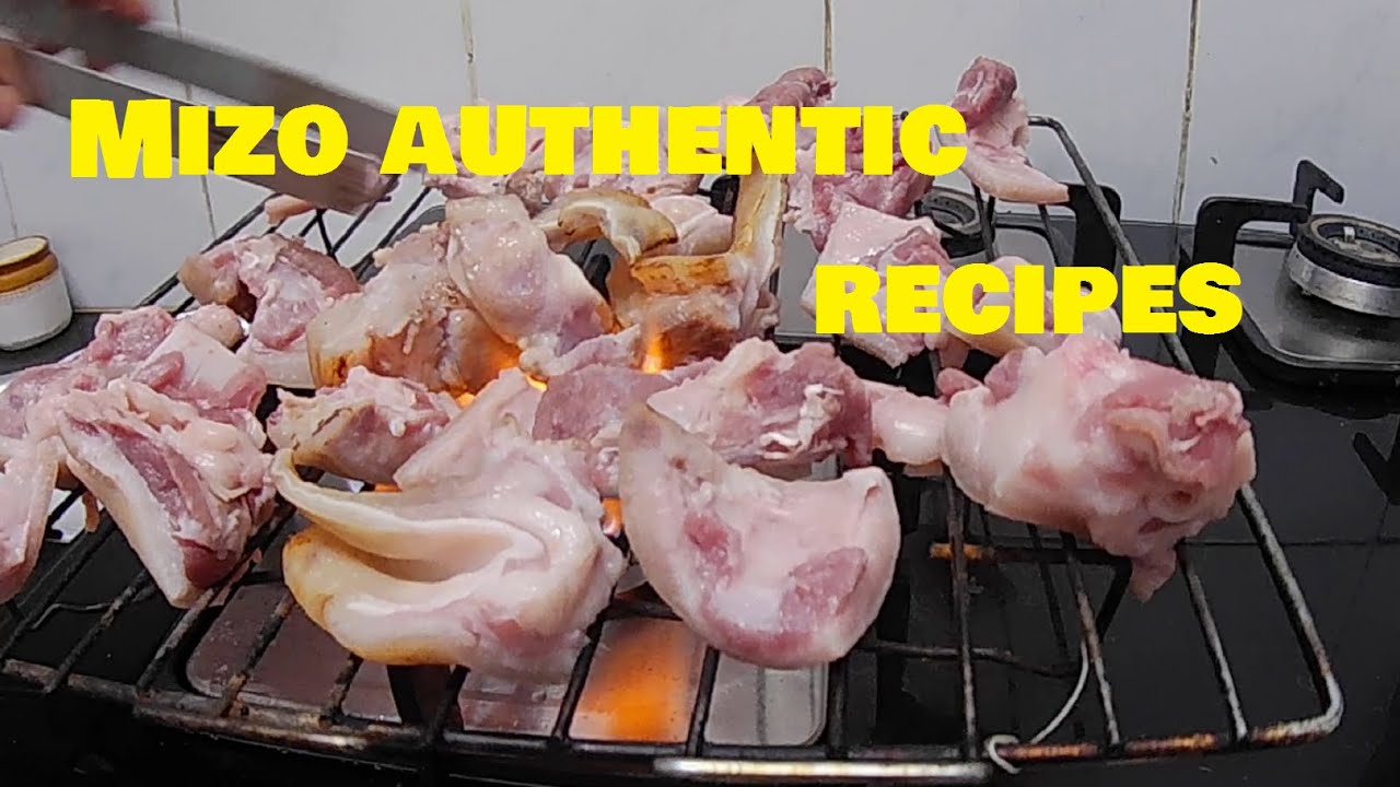 Mizo authentic dishes | Bamboo shoot Mizo bai | Pig head salad ...