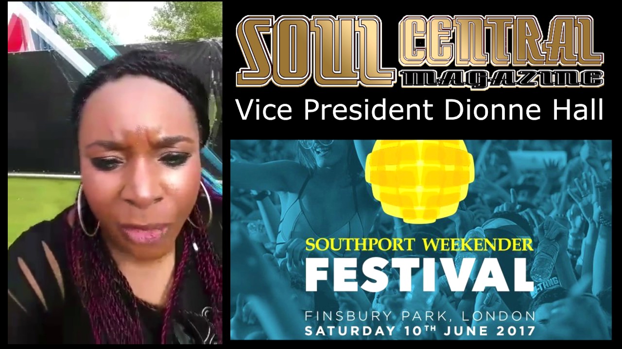 Dionne Hall Vice President of Soul Central Magazine at the Southport ...