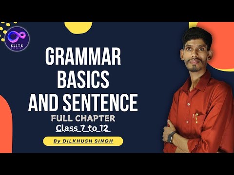 Master English Grammar Basics | Chapter 1: The Sentence | For Classes 6 ...