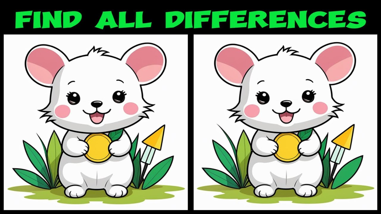 Find 3 Differences🔍Attention Test🧩Round #39 - YouTube