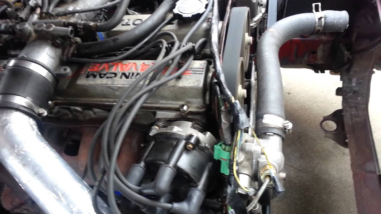 7mge supra running after rebuild - YouTube