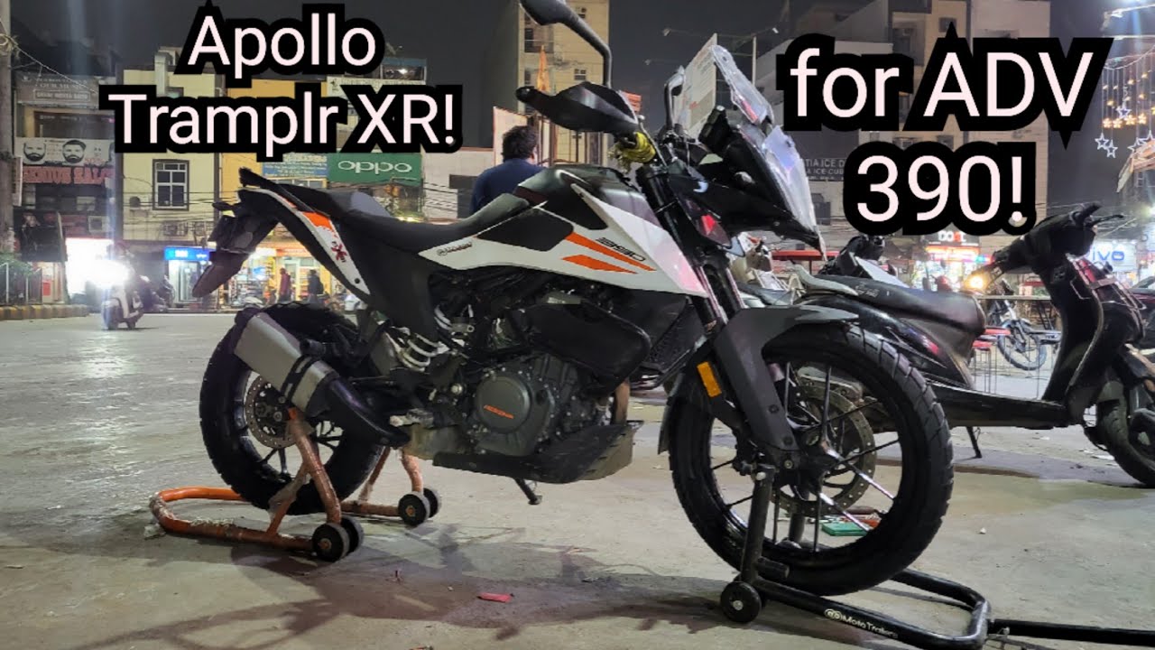 New Tyres for my KTM adventure 390! Apollo Tramplr XR!! #apollo - YouTube
