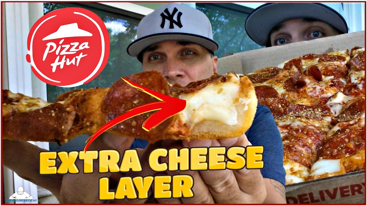 PIZZA HUT® | DOUBLE CHEESY CRUST PAN PIZZA REVIEW! 🧀🍕 - YouTube