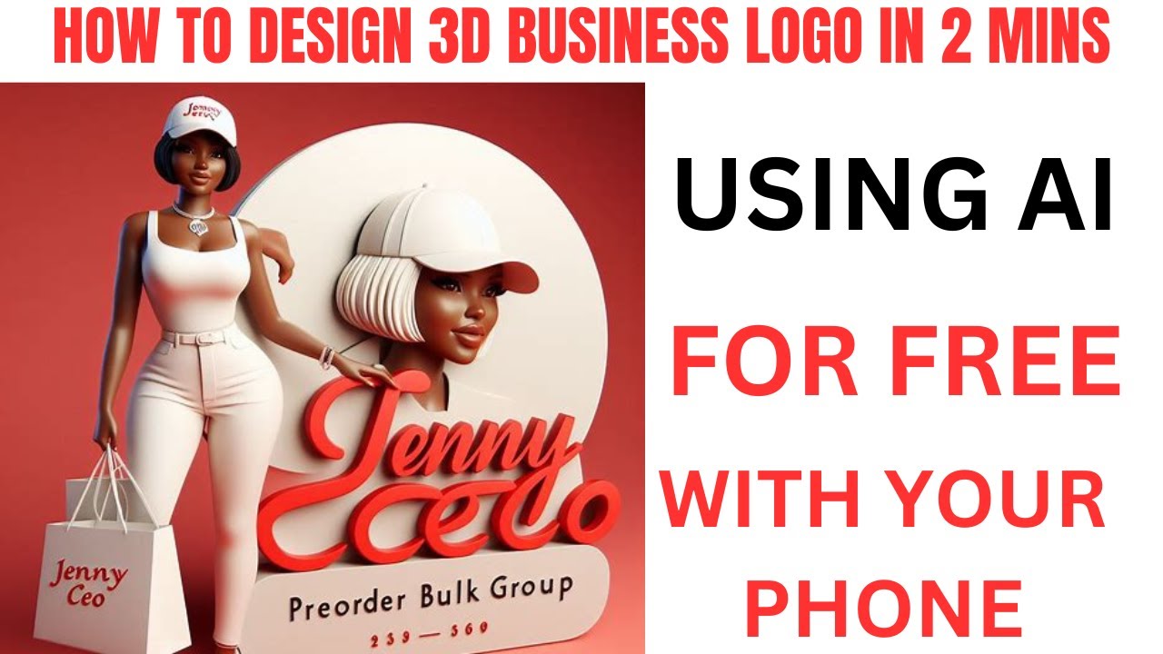 HOW TO DESIGN A STUNNING 3D BUSINESS LOGO IN 2 MINS FOR FREE USING YOUR ...