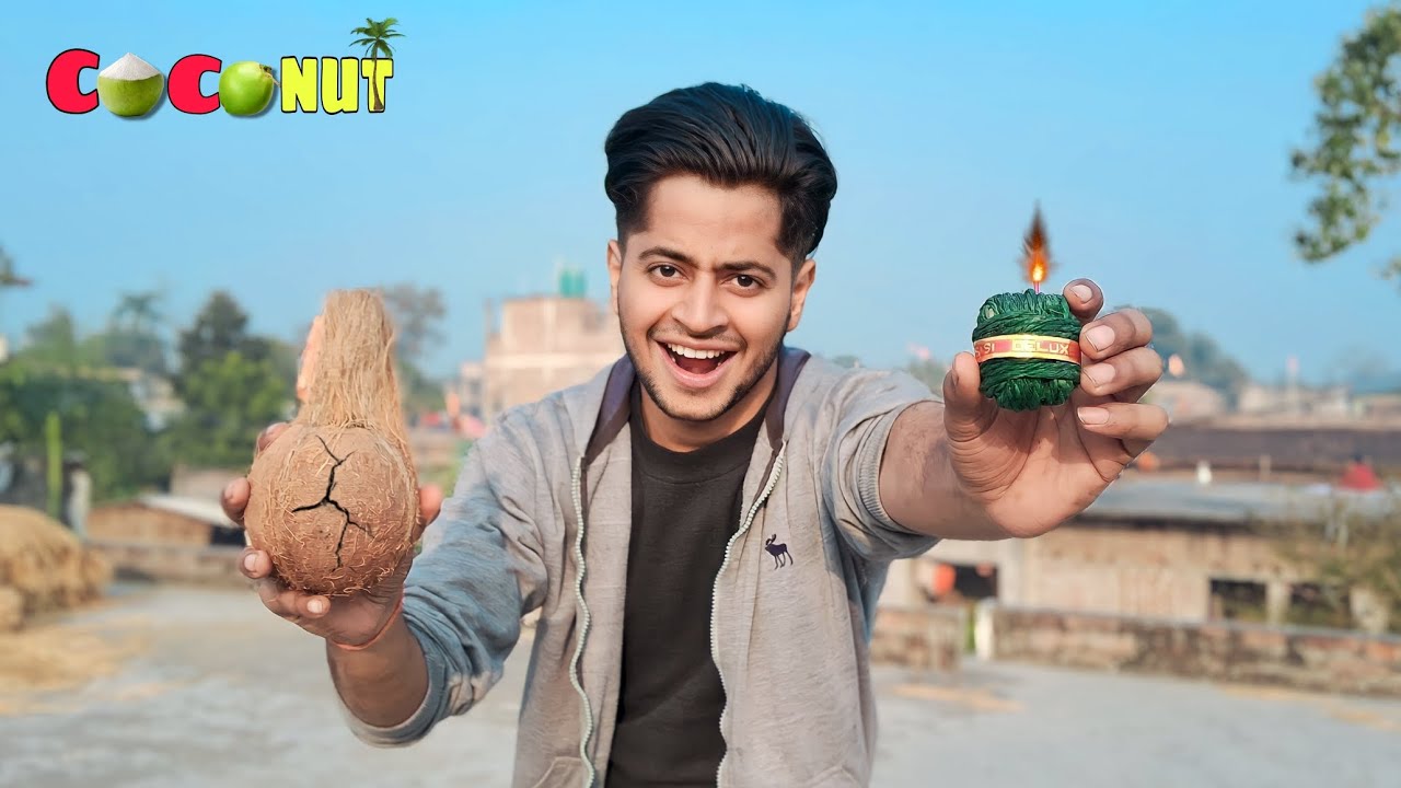 Coconut V/S Bomb Experiment Video || Ab Kya Hoga ? Simon Era Experiment ...