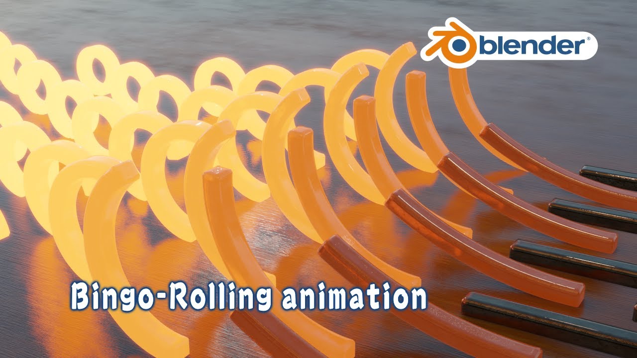 [Tut] Bingo Rolling animation - blender animation nodes - YouTube