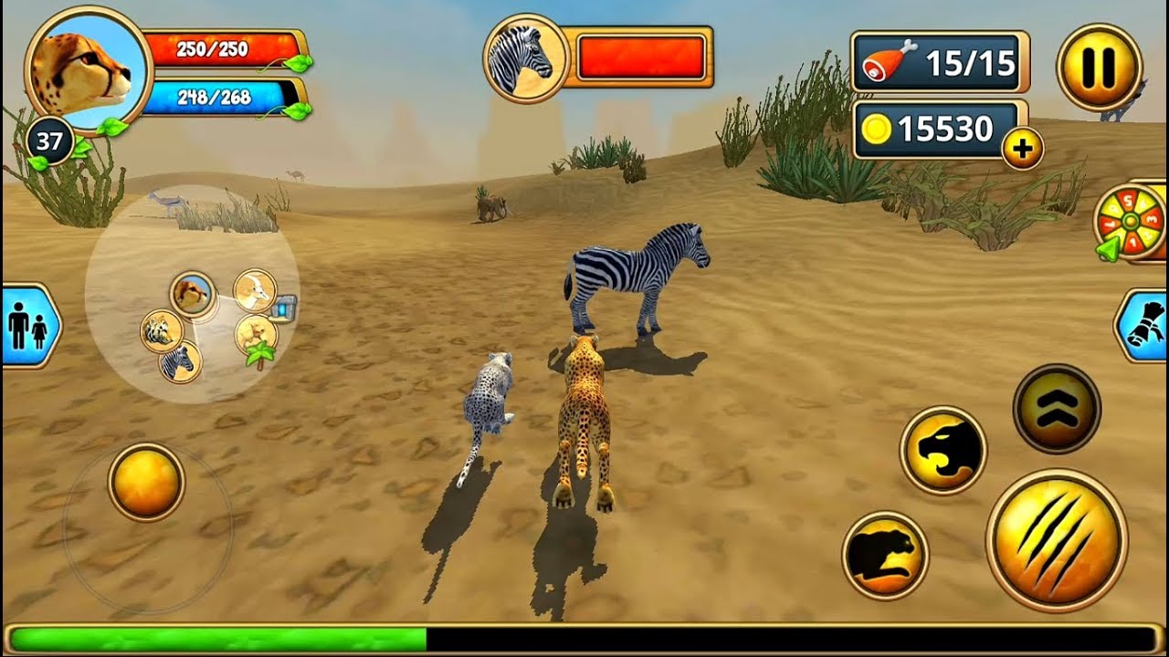Cheetah Family Sim 3D Android Gameplay HD #17 - YouTube