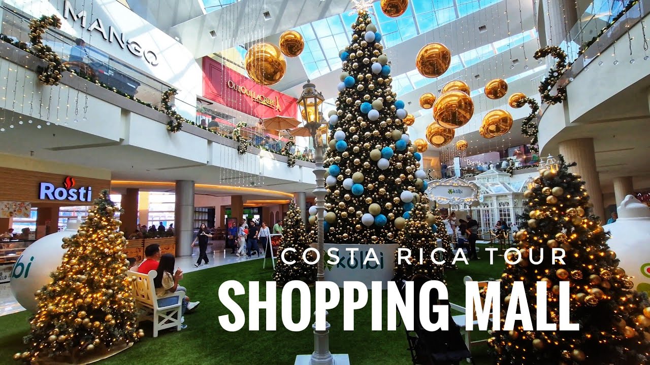 TOUR of ESCAZU MALL, Costa Rica + High End Mall ⛸️ Featuring Ice ...