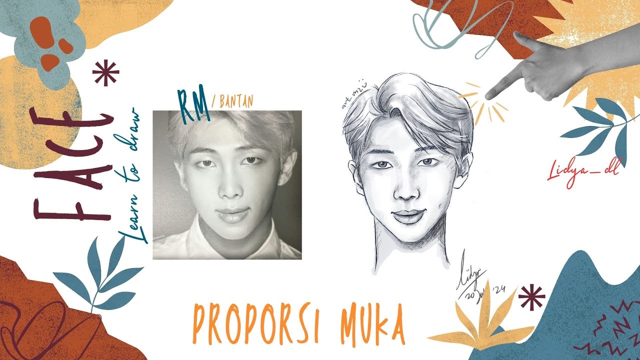 Learn to draw with RM Face / Bantan - YouTube