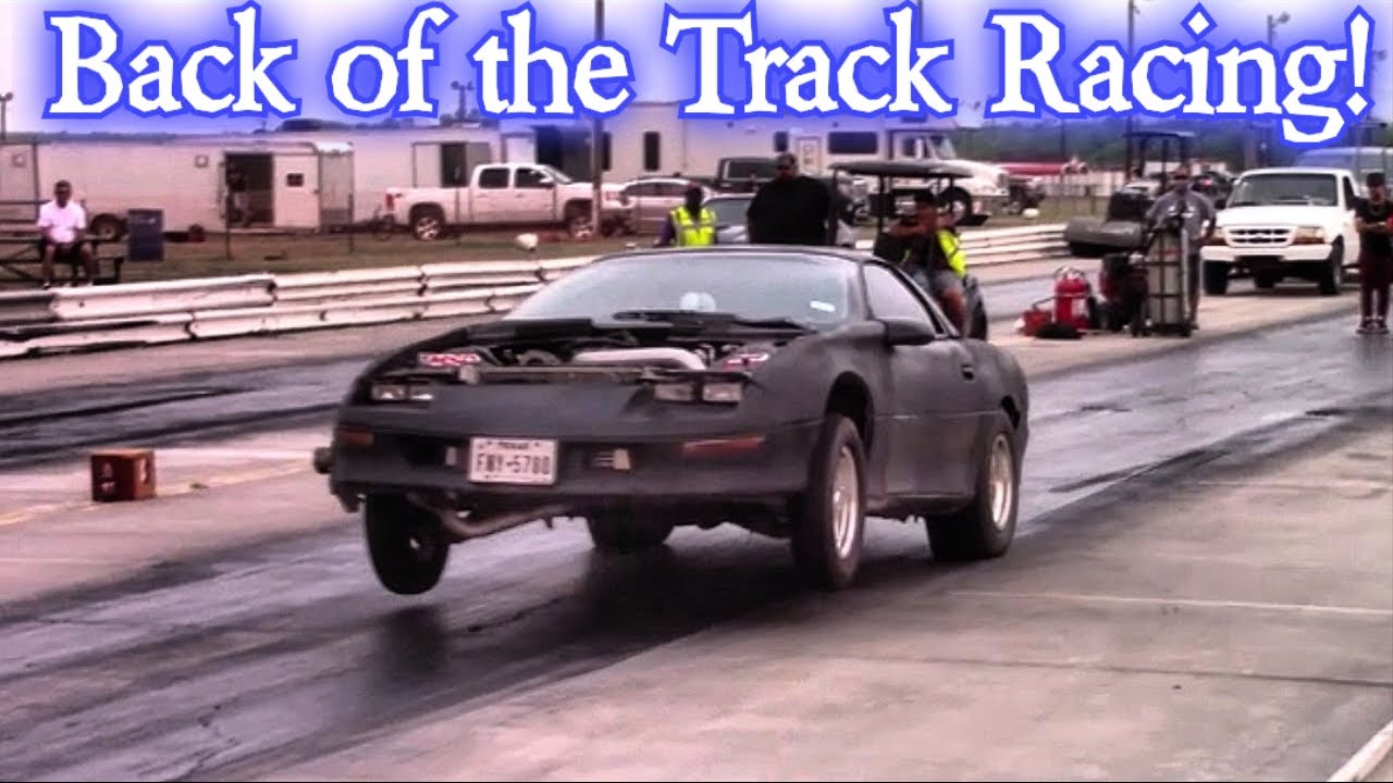 Back of the Track Racing! - YouTube