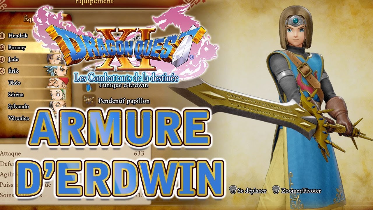 Dragon Quest XI : Armure d’Erdwin - YouTube