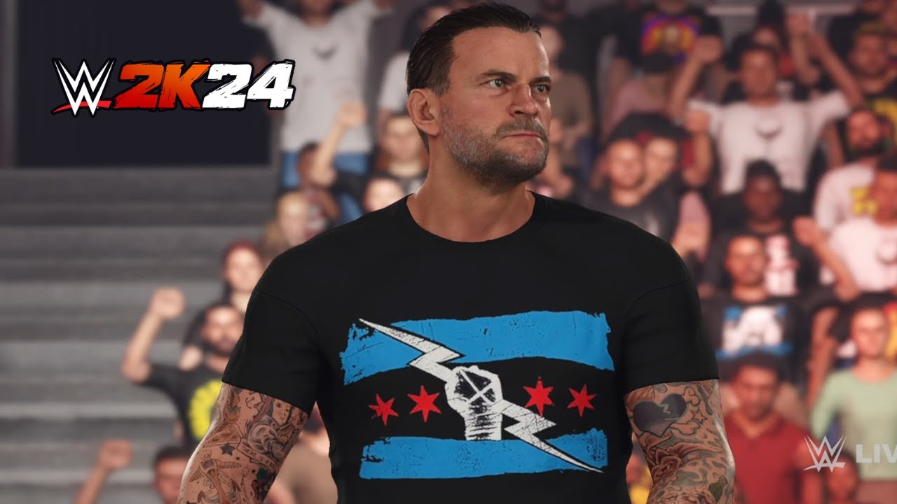 WWE 2K24: CM Punk Official Entrance - YouTube