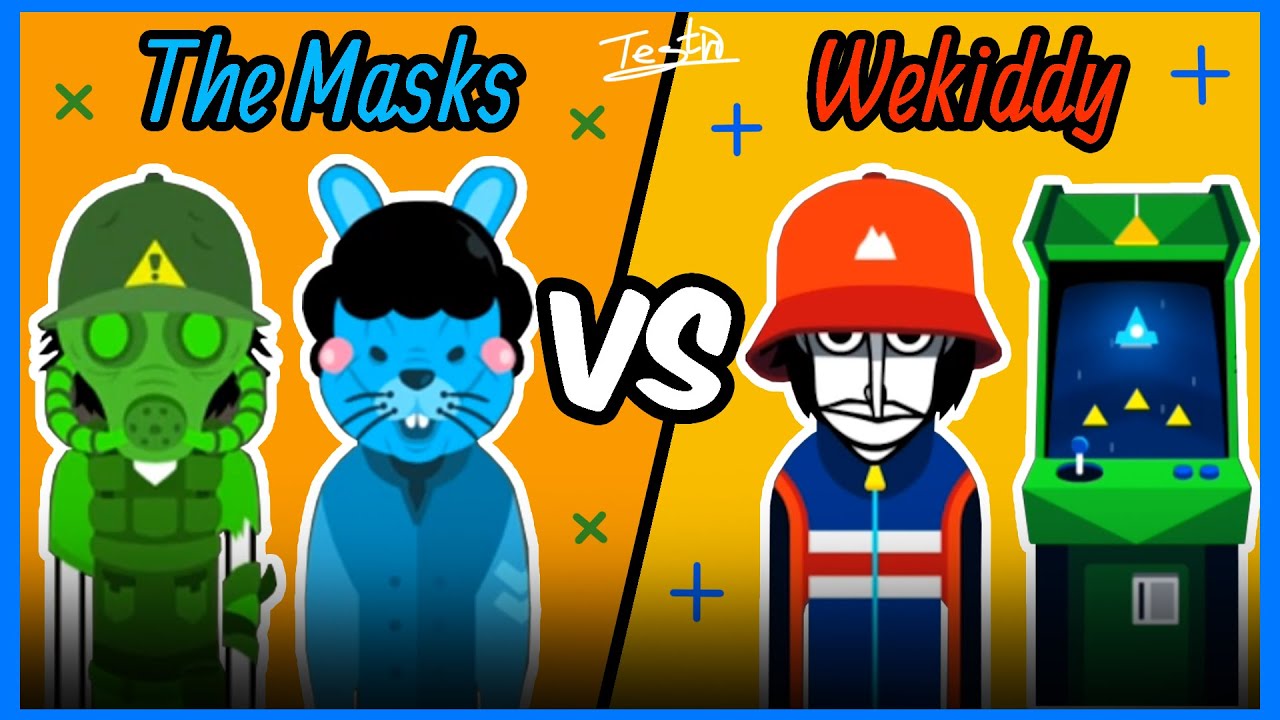 😲The Masks Vs Wekiddy | Incredibox Mod Vs V9 - YouTube