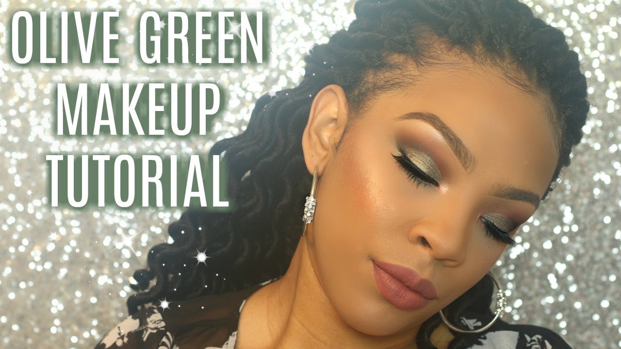 SUMMER OLIVE GREEN MAKEUP TUTORIAL 2017 - YouTube