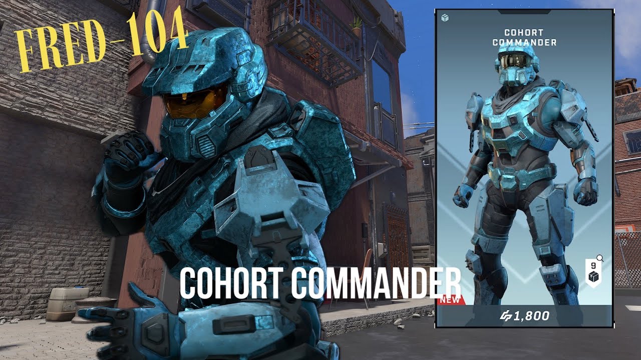 Fred-104 is HERE! Blue Team - Cohort Commander - Halo Infinite Store ...