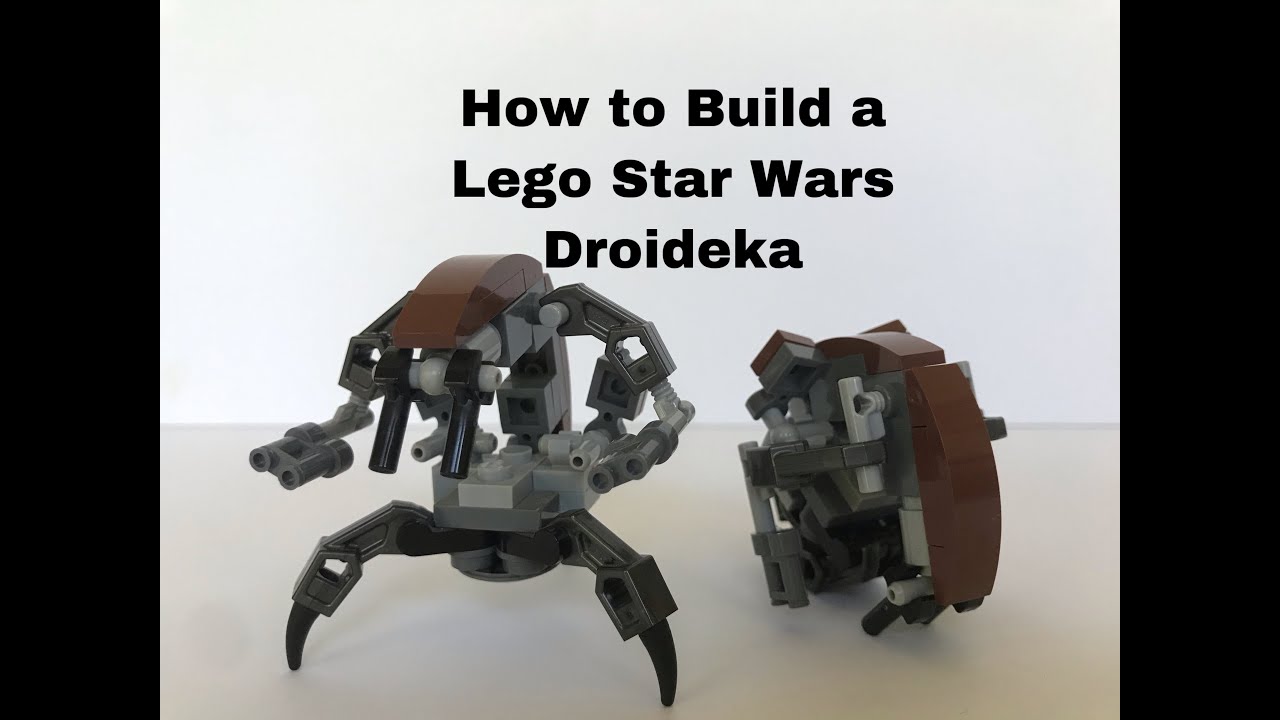 Lego Star Wars Droideka MOC Tutorial (It can roll up!) - YouTube