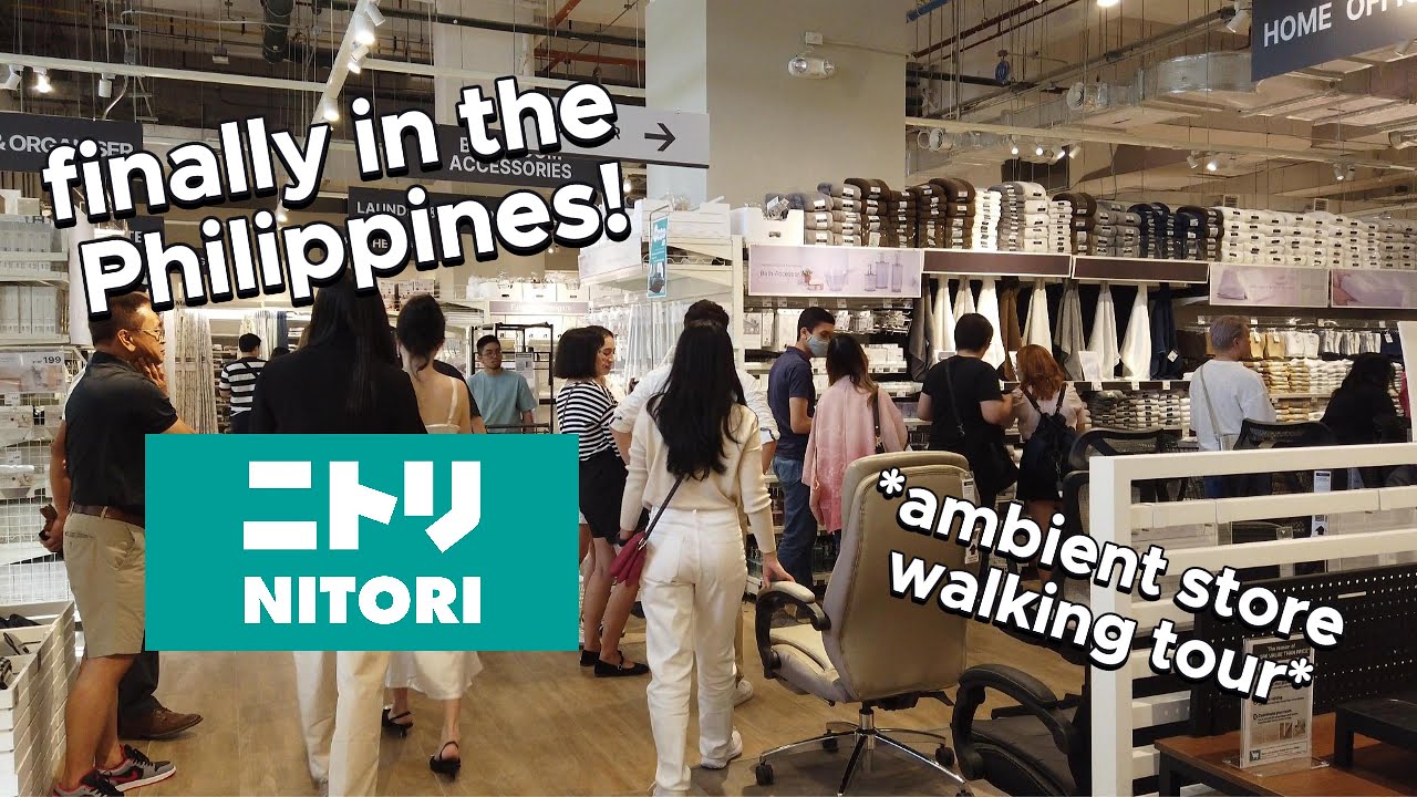 Discover Nitori Philippines 🇵🇭: Ambient Store Walkthrough in 4K 🎧🏬 # ...