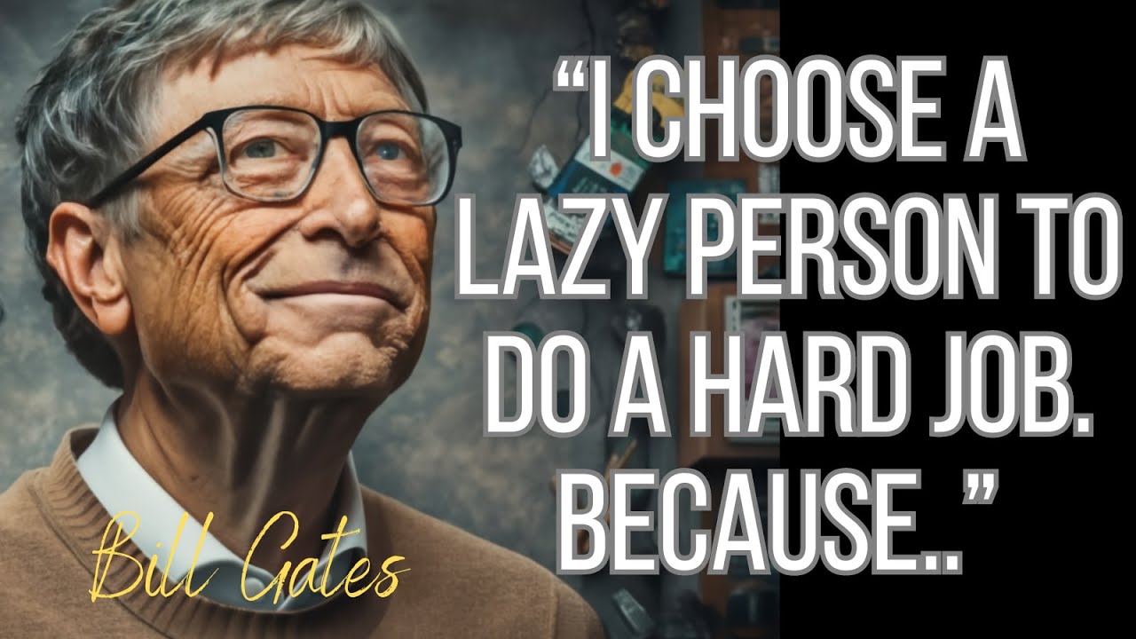 Gates of Wisdom Explaining 10 Inspiring Quotes by Bill Gates - YouTube