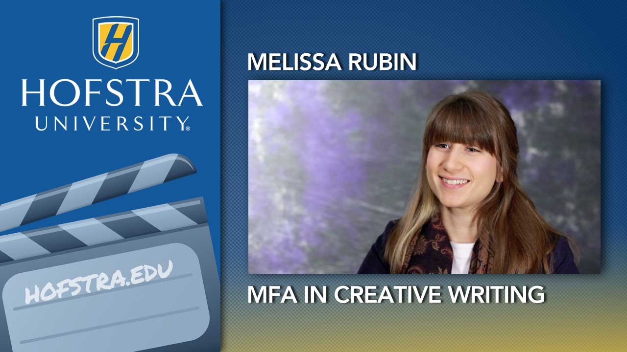 MFA in Creative Writing - Melissa Rubin - YouTube