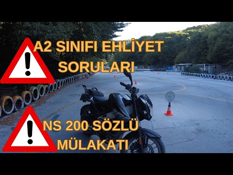 Bajaj Pulsar NS 200 Ehliyet Sınavı Sözlü Mülakat Soruları