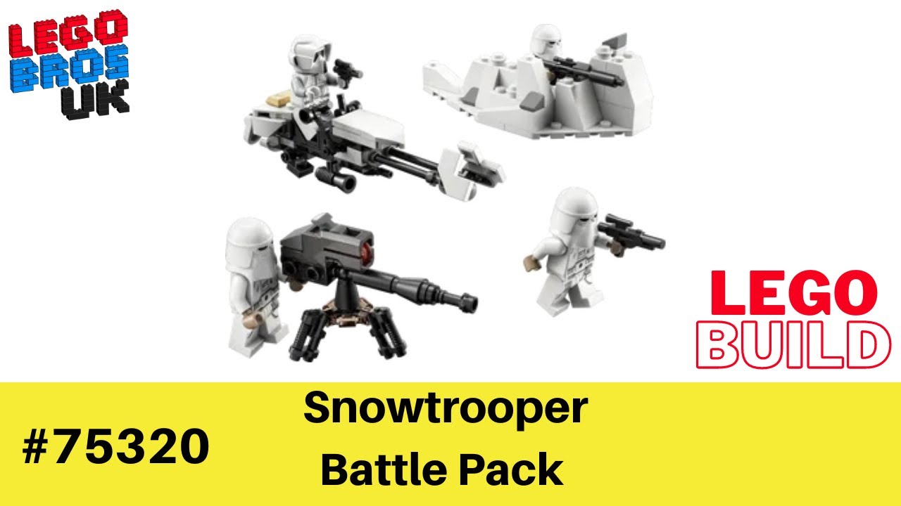 Lego Snowtrooper Battle Pack 75320 - Lego build, - YouTube