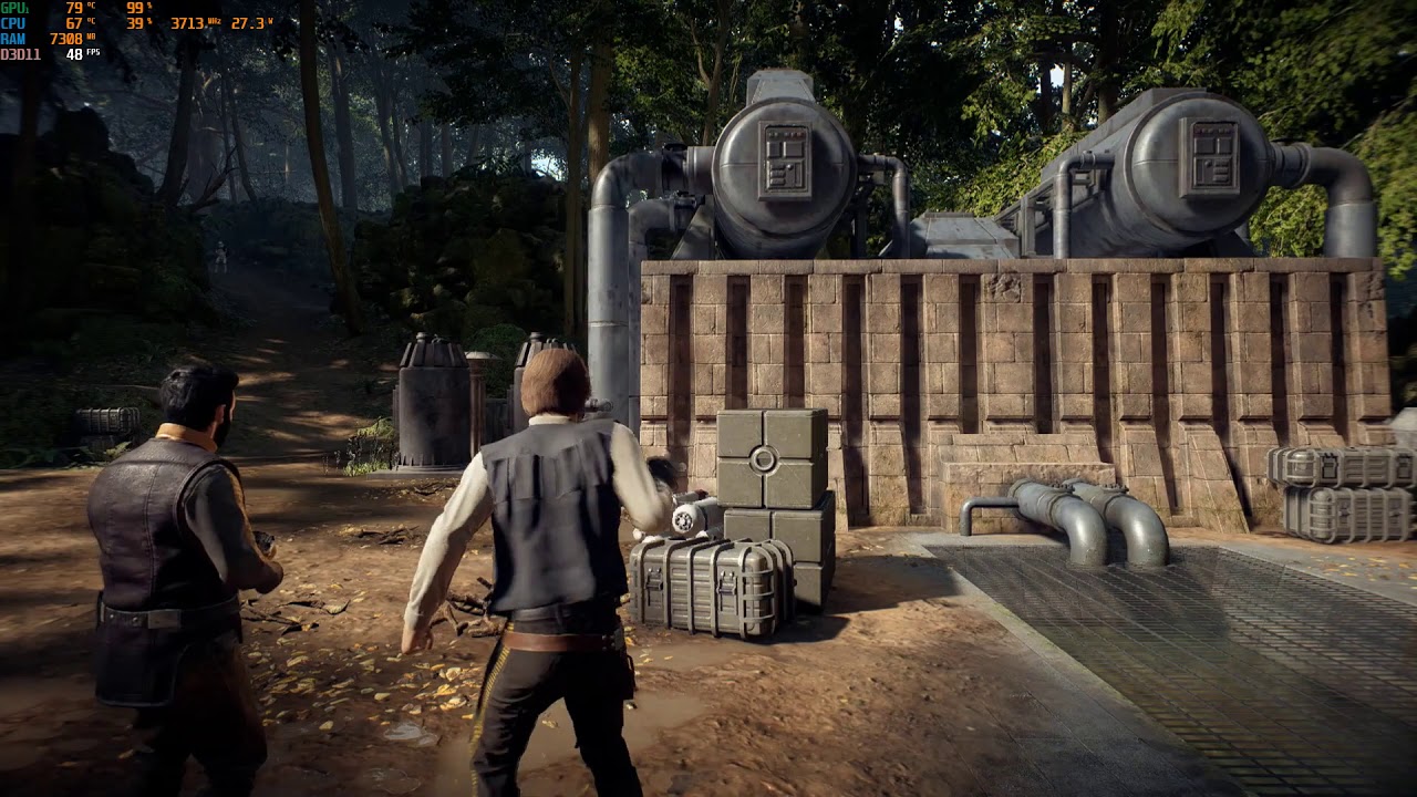 Star Wars Battlefront 2 FPS Test GTX1050 4GB - YouTube