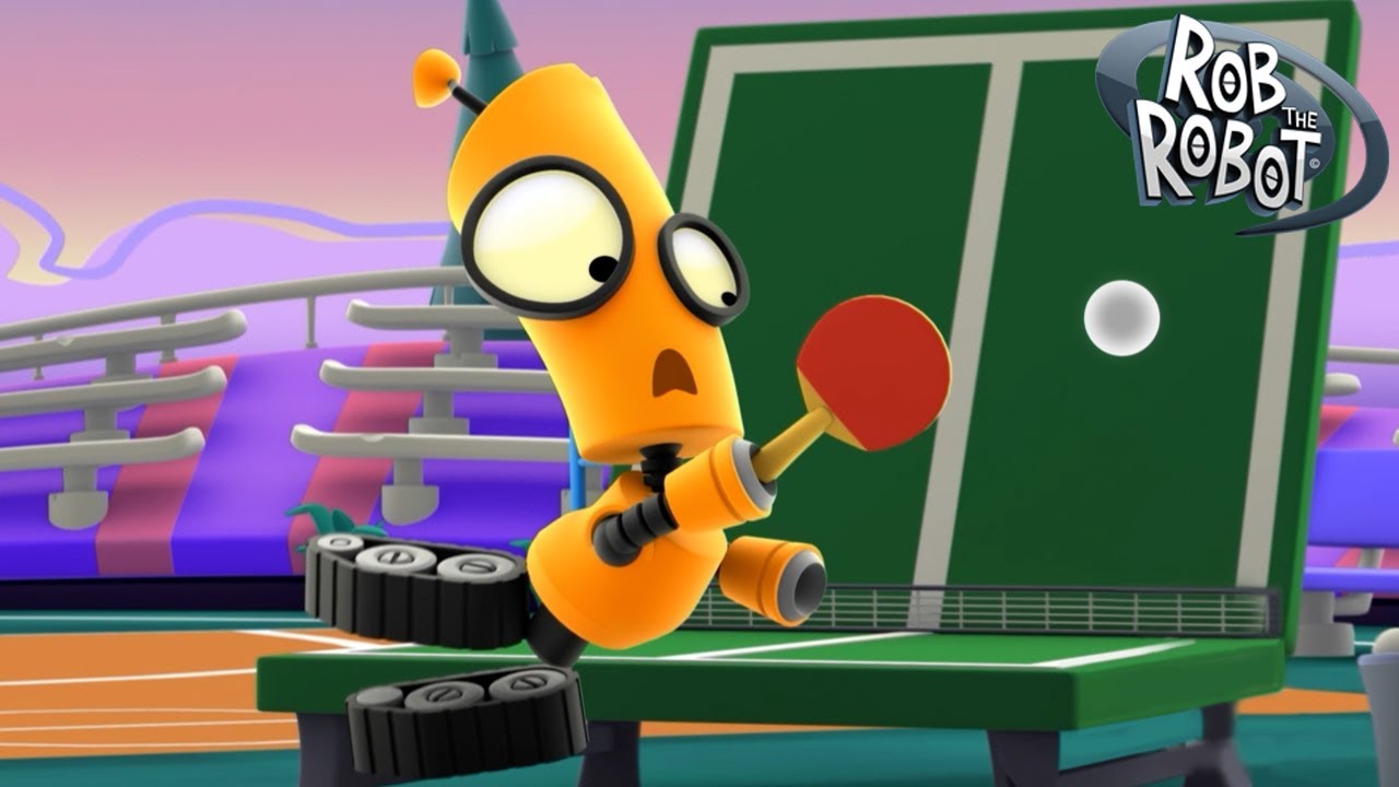 The Ping Pong Goof! 🏓 | Rob The Robot | Preschool Learning - YouTube