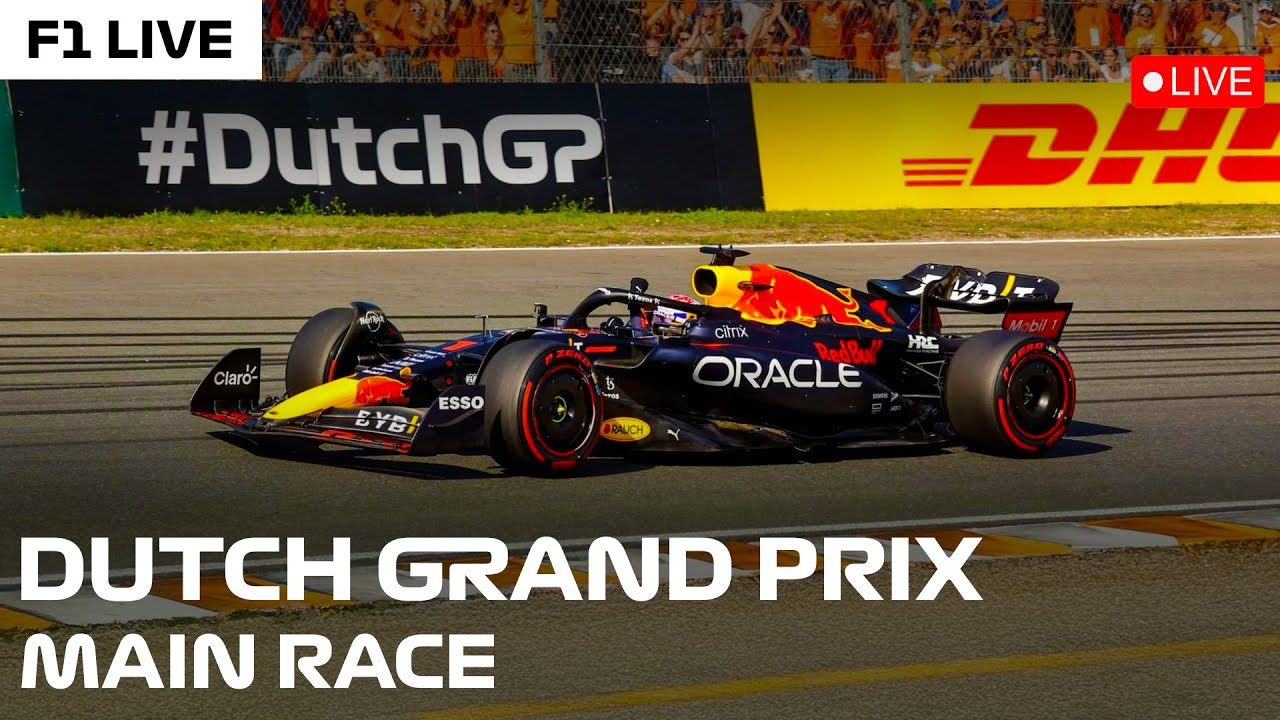 🛑 F1 Live : DUTCH GP FULL RACE - Commentary + Live Data - YouTube