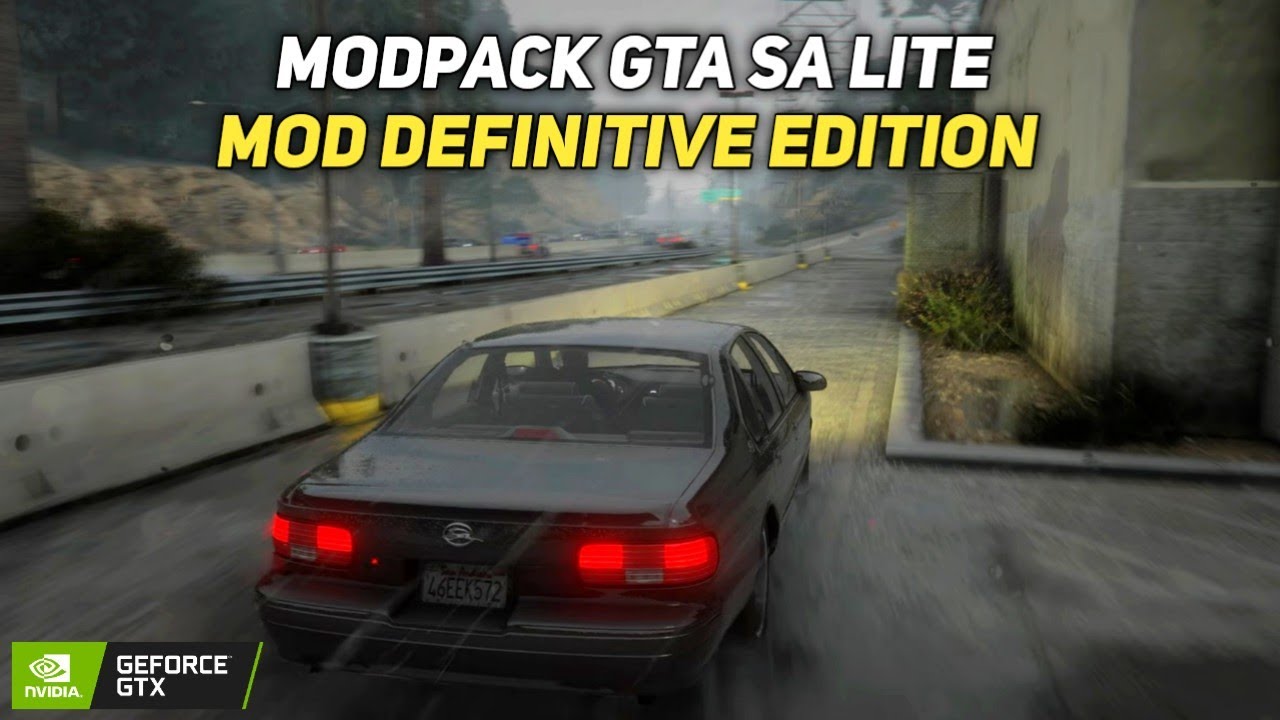 GTA SA LITE MOD DEFINITIVE EDITION HIGH GRAPHIC - YouTube