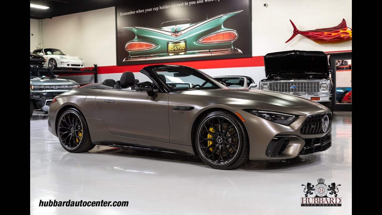 2023 Mercedes-Benz AMG SL 63 - RARE Monza Grey Magno! - YouTube