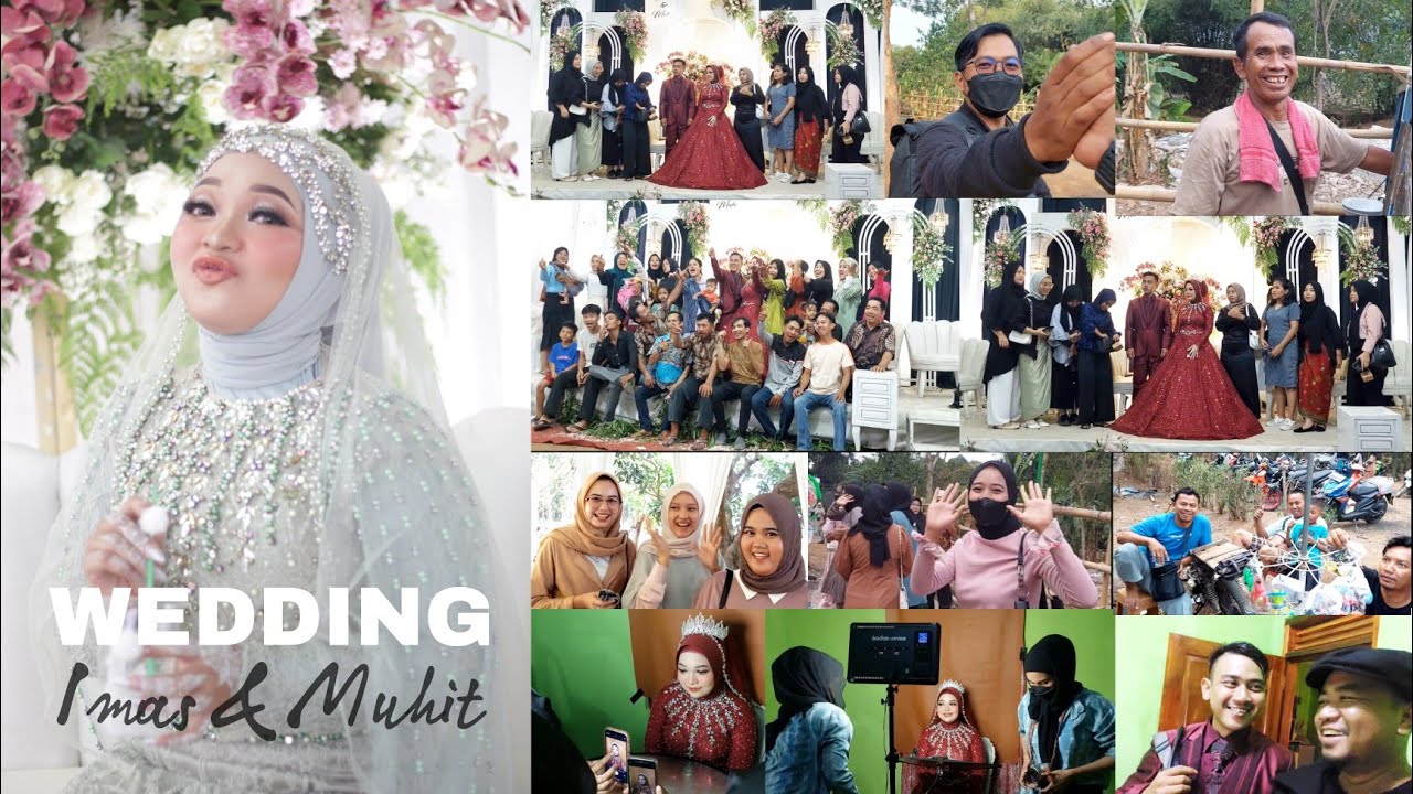 VLOG WEDDING IMAS & MUHIT PART2‼️ - YouTube