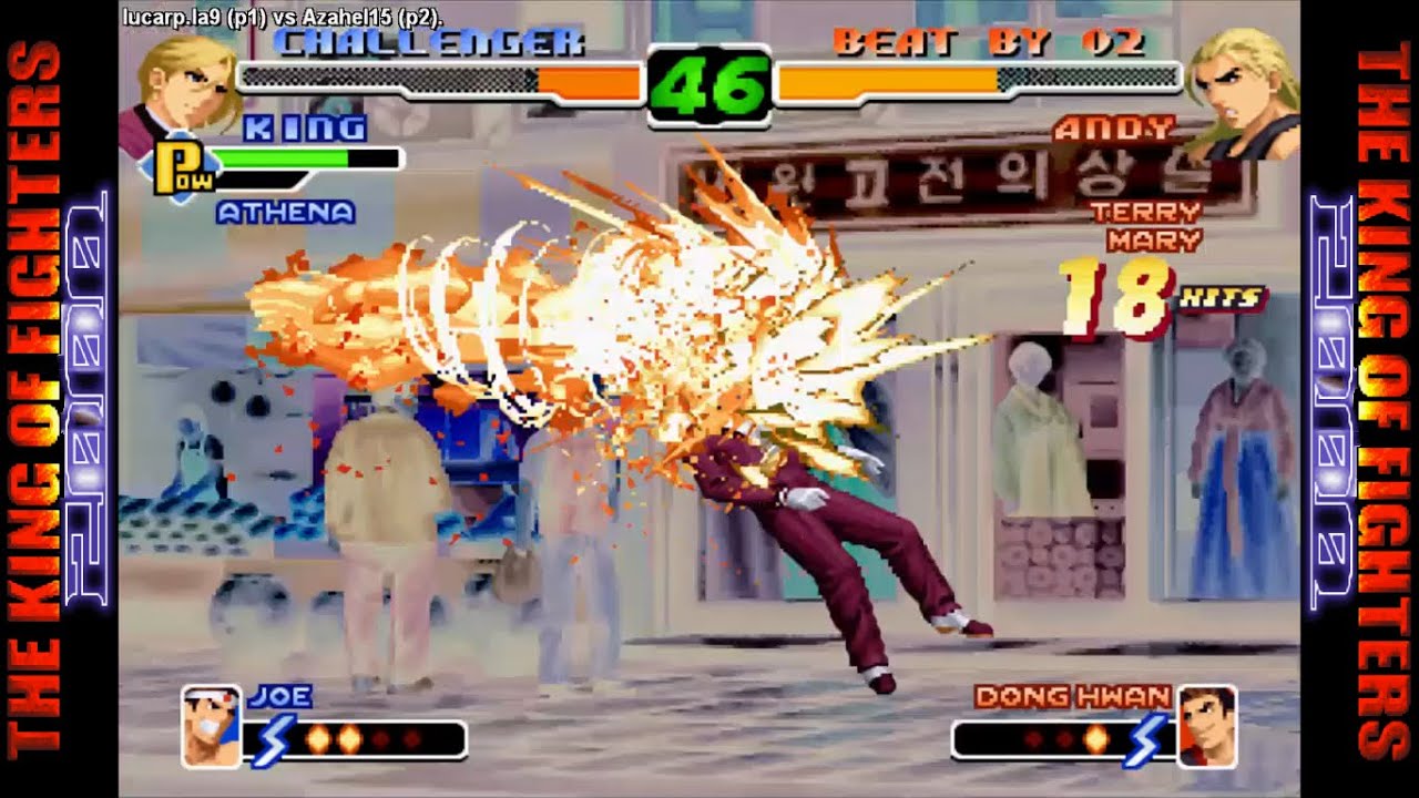 KOF 2000 Combo Andy ST Dong Hwan Fightcade - YouTube