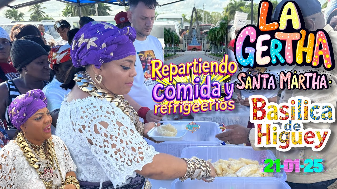 SANTA MALTHA(LA GERTHA)REPARTE ALIMENTOS Y REFRIGERIOS A MAS DE 2 MIL ...