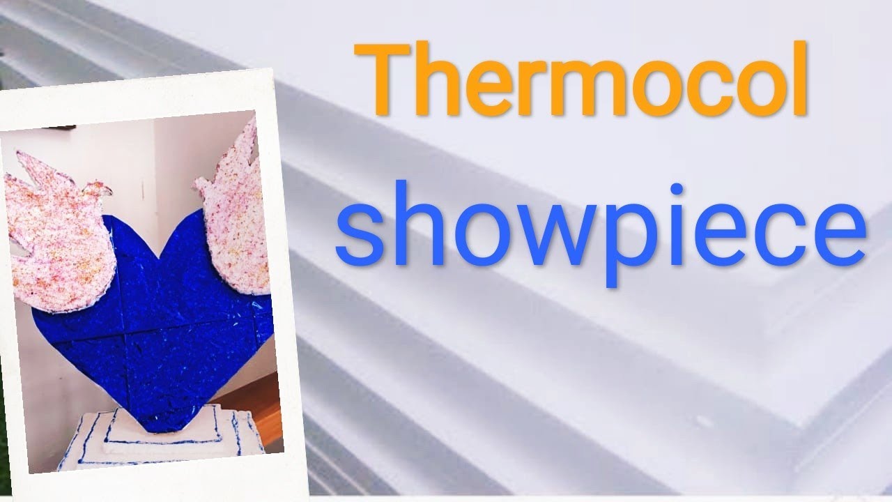 Thermocol craft idea//showpiece//thermocol showpiece//mazi's easy ...