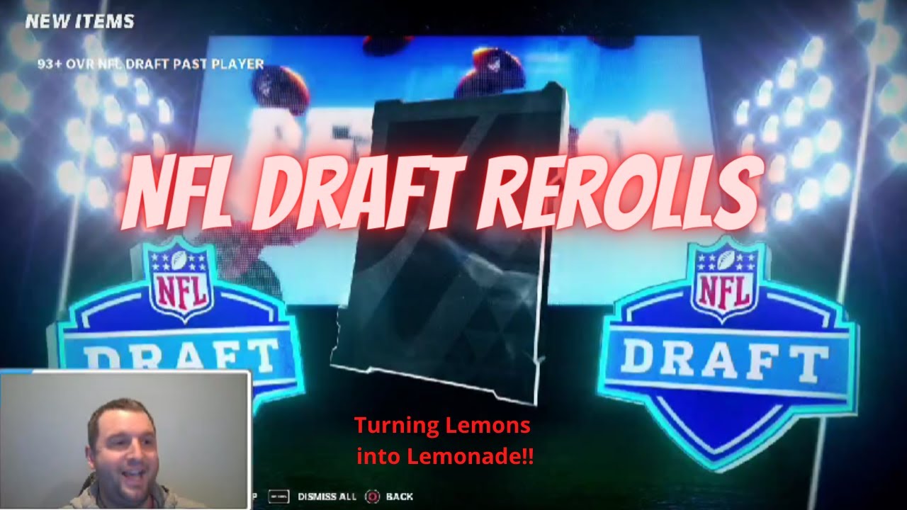 93+ NFL DRAFT REROLLS | WHY I DON'T LOSE COINS WHEN I ROLL BAD - YouTube