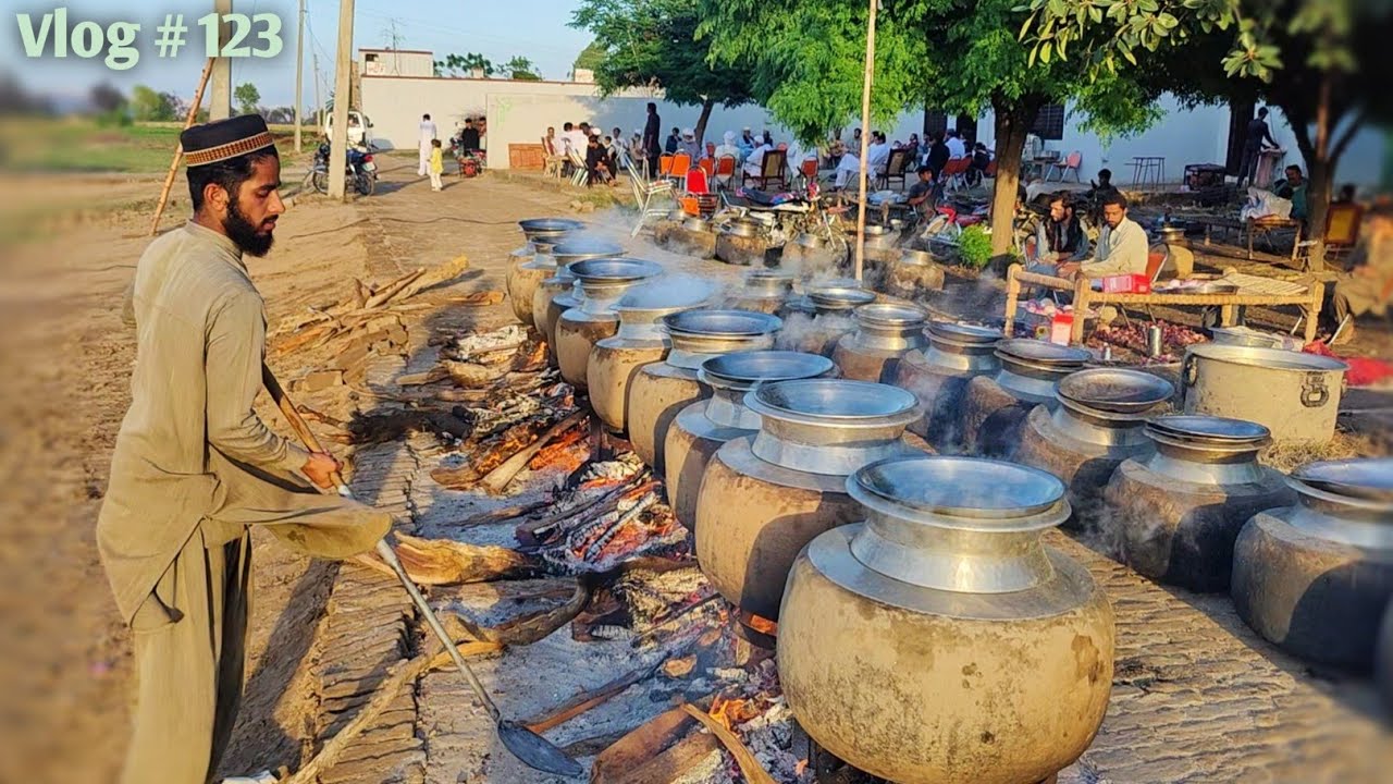 Village Wedding Food Making For 5000 people | Shadi Ka Khana ...