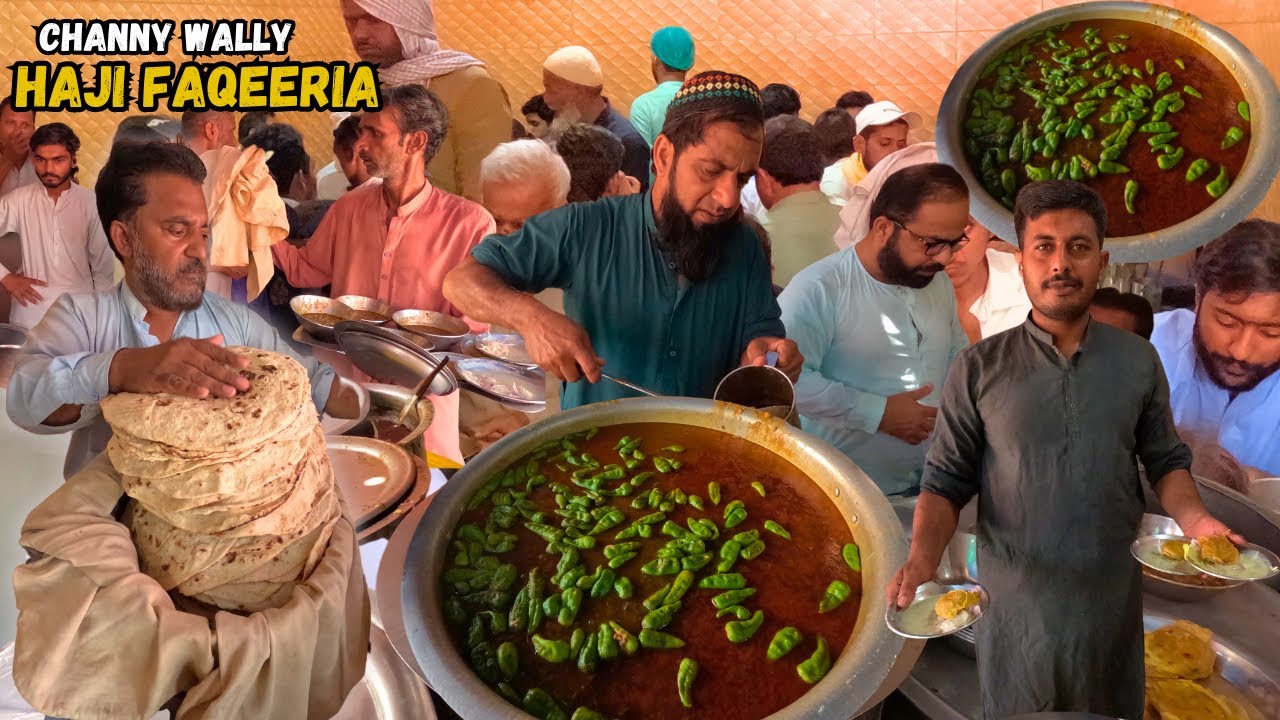 Pakistani Desi Nashta | Haji Faqeeria Channy wally | Kofta Anda Channy ...