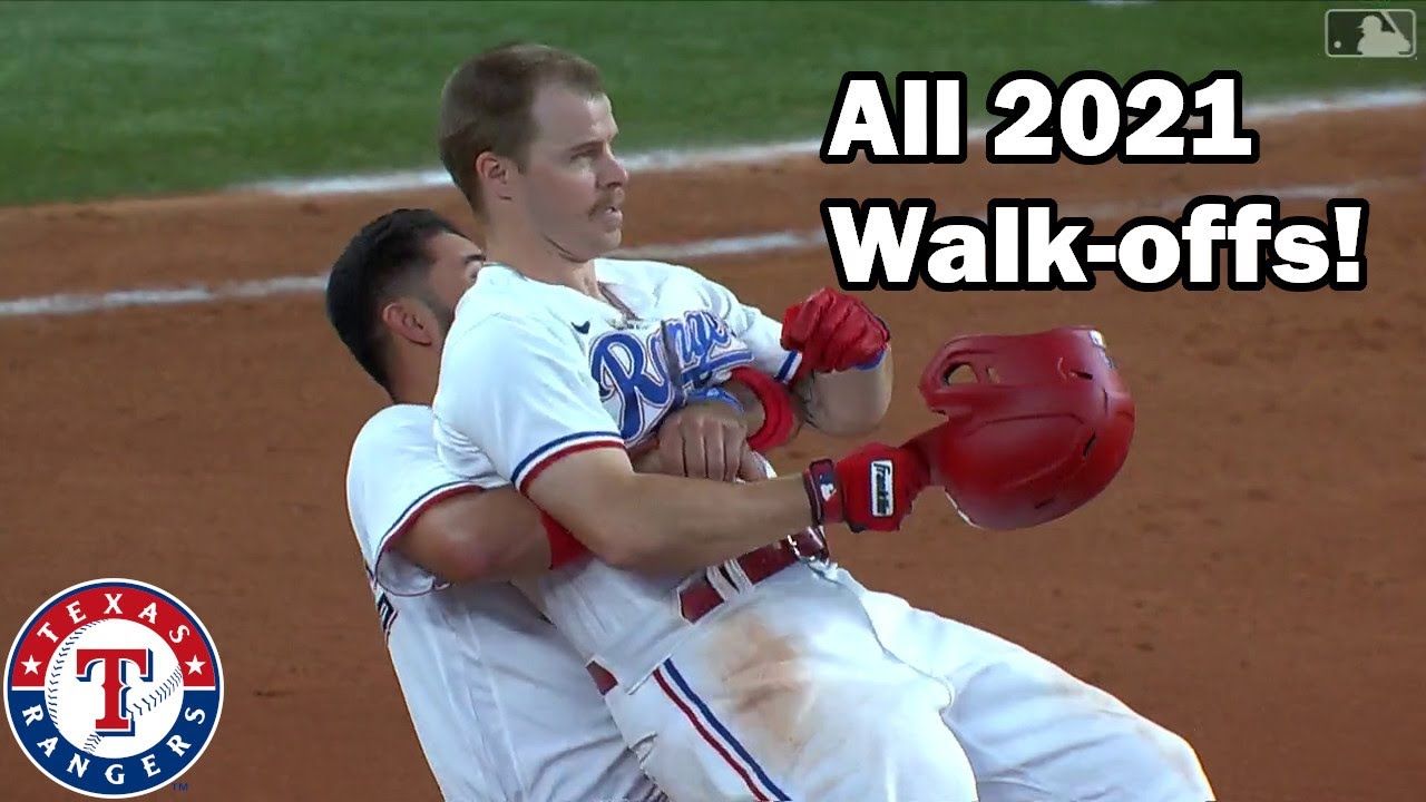 Texas Rangers: 2021 Walk-off Wins - YouTube