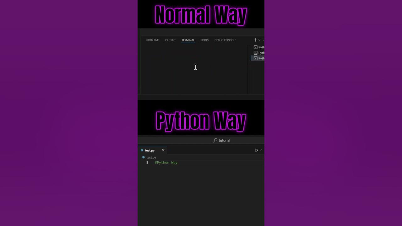 Pythonic Way. #coding #pythonanddjangofullstackwebdeveloper #codinglife - YouTube