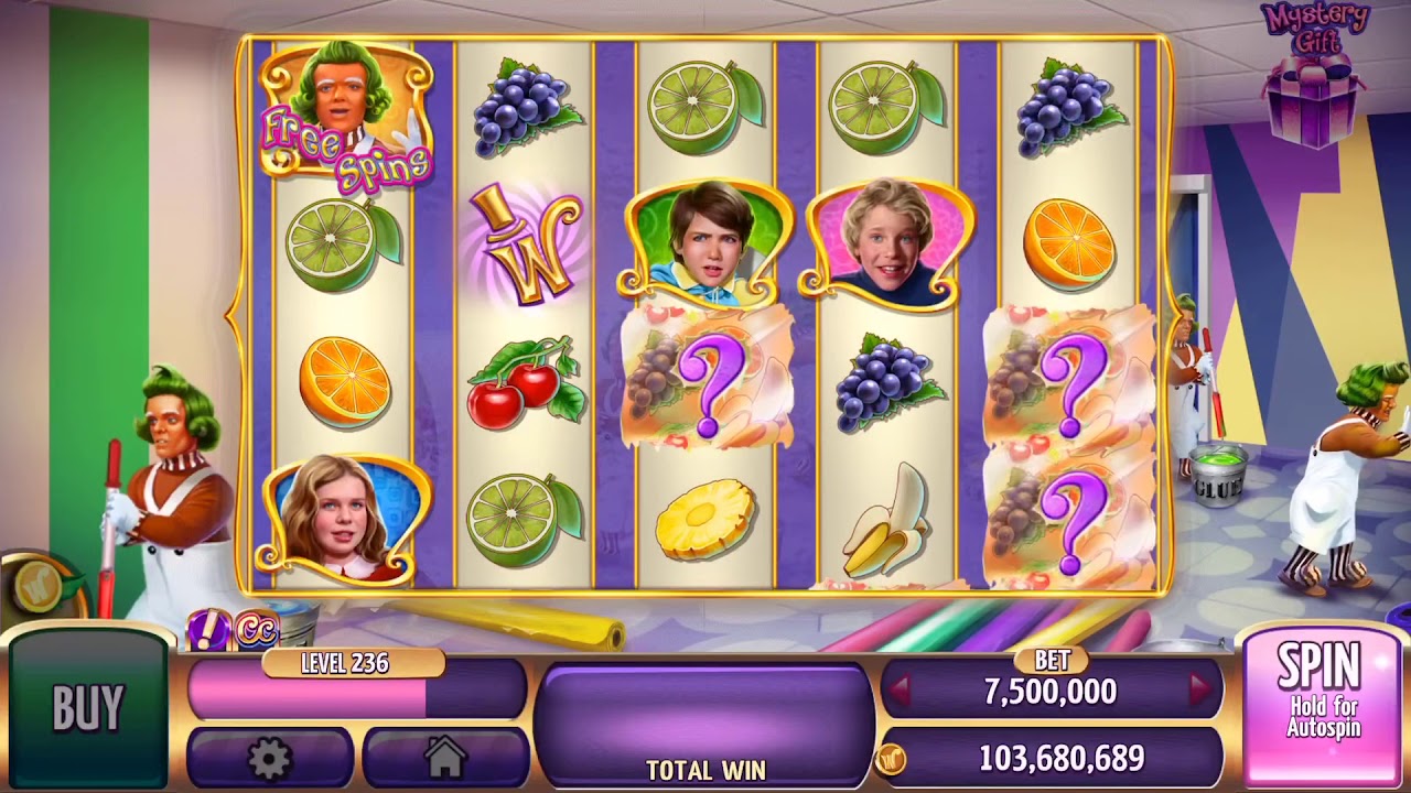 Willy Wonka slot Machine - YouTube