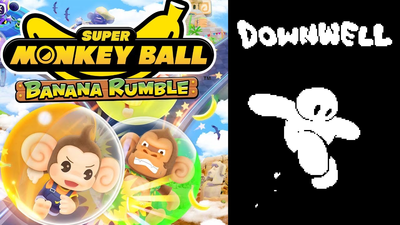 Super Monkey Ball Banana Rumble / Downwell - Mike Matei Live - YouTube