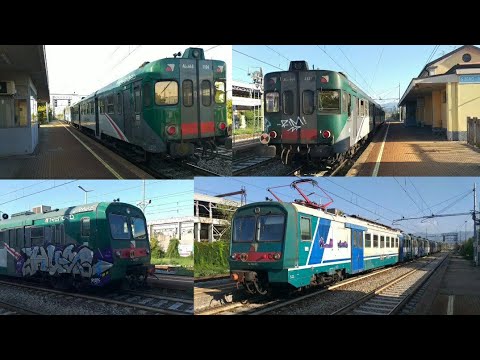ULTIMI SERVIZI DELLE ICONICHE Aln668 nei 30 minuti di orologio nella stazione di San Zeno Folzano